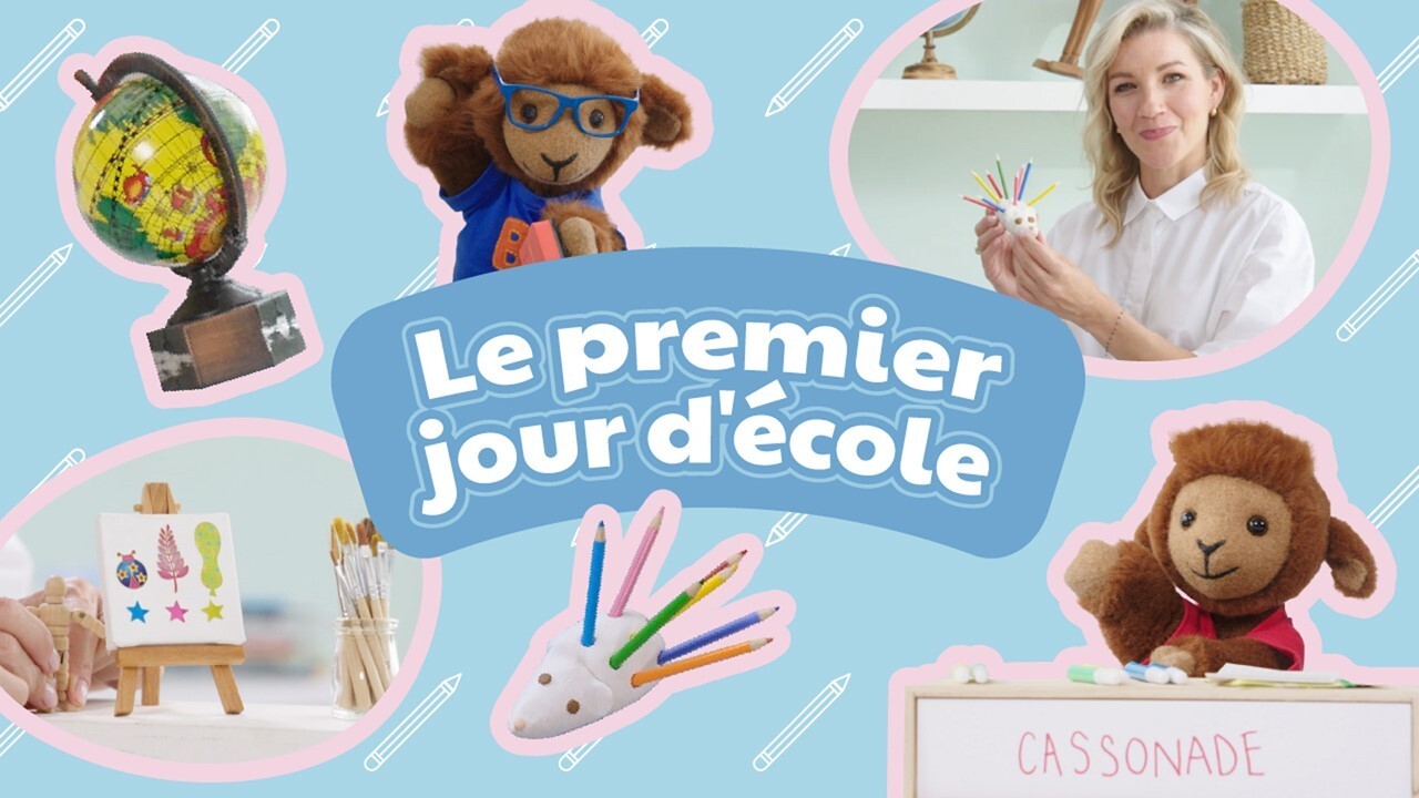 On joue! avec Biscuit et Cassonade - S1 - EP4 - Le premier jour d'école ...